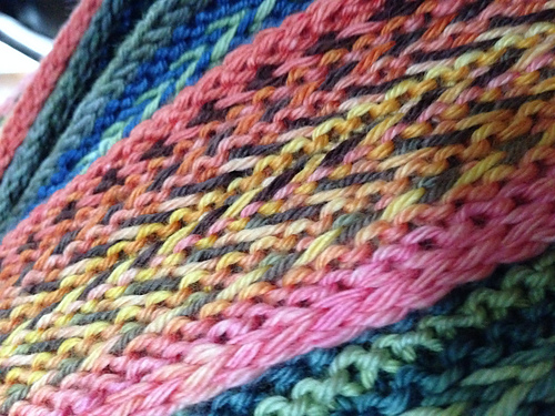 Ravelry: Herringbone Twisted Float Scarves pattern by Annie Modesitt