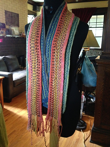 Ravelry: Herringbone Twisted Float Scarves pattern by Annie Modesitt