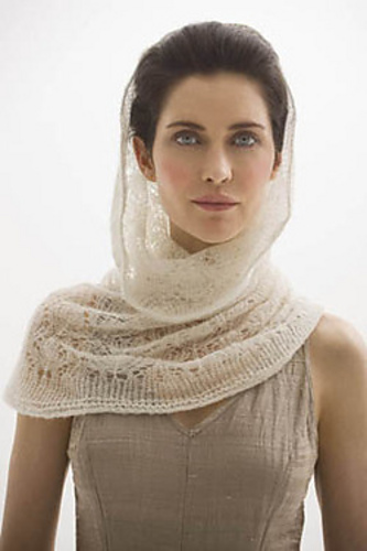 Ravelry: Swan Lake Wimple pattern by Annie Modesitt