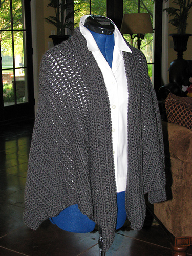 Ravelry: Quick & Easy Cuffed Cape pattern by Elizabeth Ann White