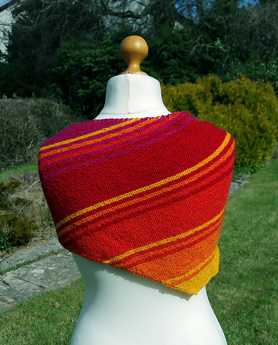 Ravelry: Sunrise Shawl pattern by Helen Kennedy