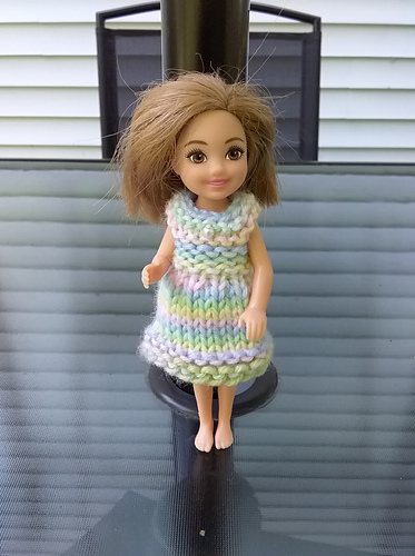 Ravelry: Patsy 4 inch Dolls Dress pattern by taffylass knits