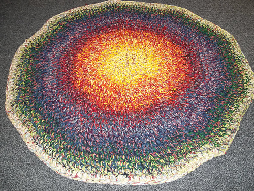 Ravelry: Sock Yarn Rug pattern by Chriss Coleman
