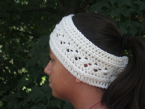 Ravelry: Trellis Head Wrap Earwarmer pattern by Mindy Acosta