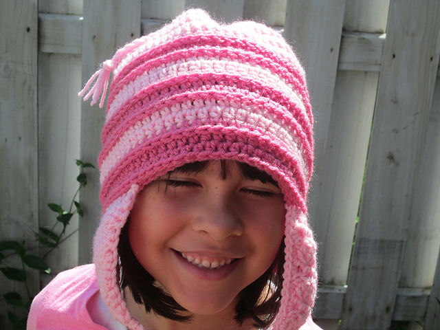 Ravelry: Pink Striped Hat pattern by Mindy Acosta