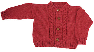 Ravelry: Easy Baby Cable Cardigan pattern by Diana Jordan