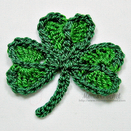 Ravelry: Irish Shamrock Decal pattern by Sandy Marie