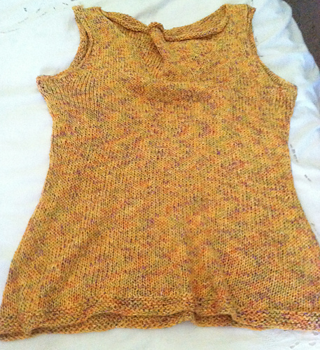 Ravelry: Drapey Cowl Neck Tank Top pattern by Kris Basta - Kriskrafter, LLC