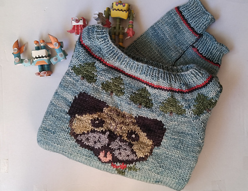 Ravelry: Holly Jolly Pug pattern by bunnymuff - Mona Zillah