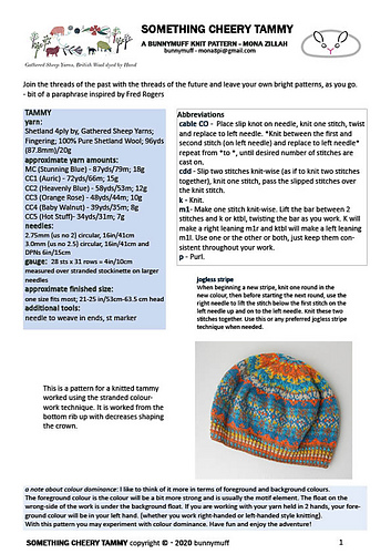 Ravelry: Something Cheery pattern by bunnymuff - Mona Zillah