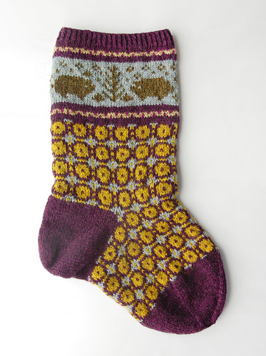 Ravelry: Solstice Glow stocking pattern by bunnymuff - Mona Zillah