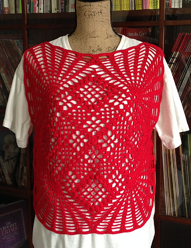 Ravelry: Diamond Vest pattern by Mona Modica