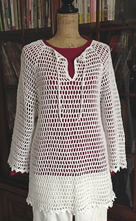 Ravelry: White Weave Coverup pattern by Mona Modica
