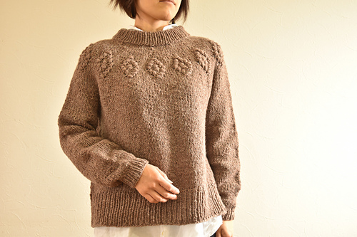 Ravelry: Macrame Motif Sweater pattern by Midori Hirose