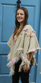 Ravelry: Silk Glazed Beehive Poncho pattern by Annette Montgomery