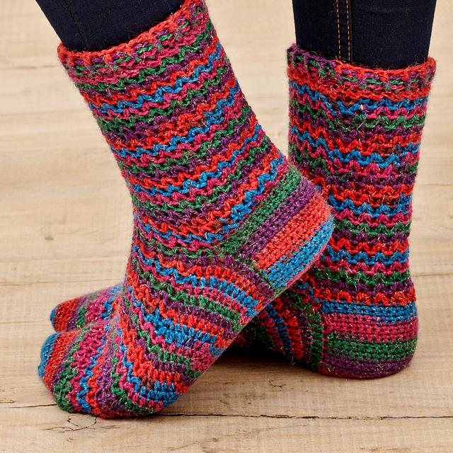 Ravelry: Tinsel Toes pattern by Anna Nikipirowicz