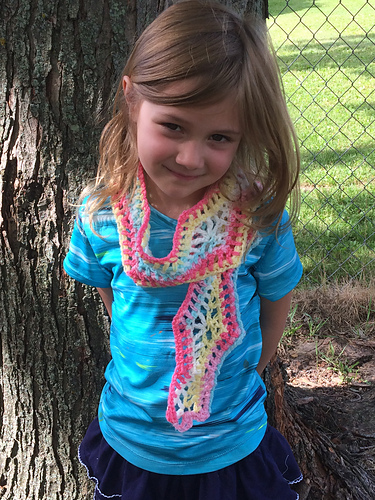Ravelry: String of Diamonds Scarf pattern by Betty Lewis