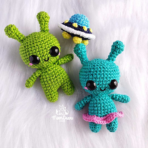 Ravelry: Little Alien Amigurumi pattern by Regina Henn