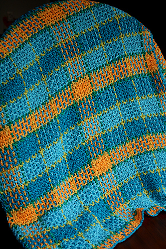 Ravelry: Woven Plaid Blanket pattern by Sarah London