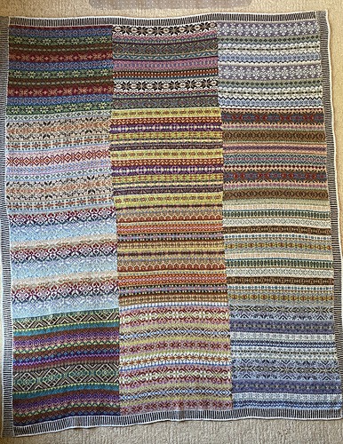 Ravelry: moorina's Fairisle Club: Traditional Fair Isle Throw