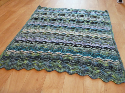 Ravelry: Post Stitch Ripple Blanket pattern by Catherine Bligh