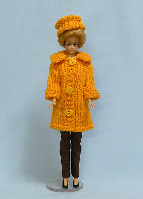 Ravelry: Barbie's Fitted Coat and Hat pattern by Miner Industries, Inc.