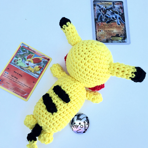Ravelry: Pikachu on His Belly pattern by Rachy Newin
