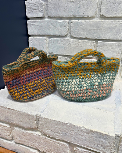 Ravelry: Scrappy Mini Tote Bag pattern by Priscilla Allen