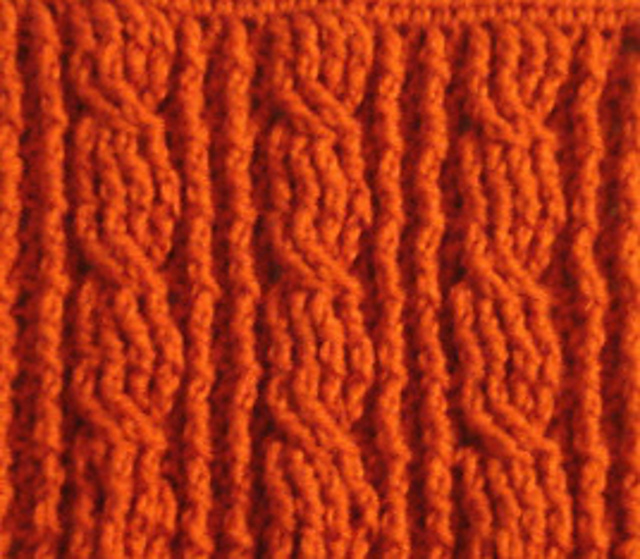 Ravelry: Four-Stitch Cable Afghan Square pattern by Sandi Marshall