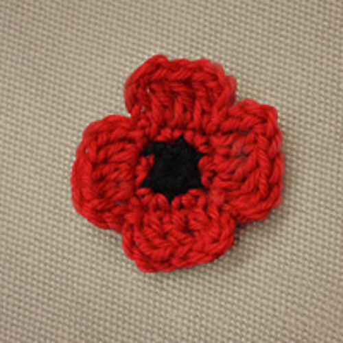 Ravelry: A Crochet Remembrance Poppy pattern by Patons