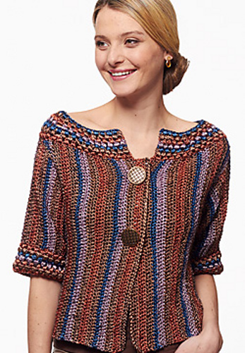 Ravelry: Funky Stripes Cardigan pattern by Patons