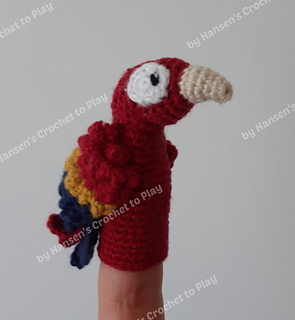 Ravelry: Paco the Parrot Finger Puppet pattern by Maiken Hansen