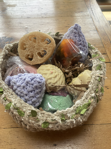 Ravelry: Hemp basket pattern by Maria Isabel