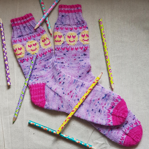 Ravelry: Heart shaped socks set pattern by Stone Knits