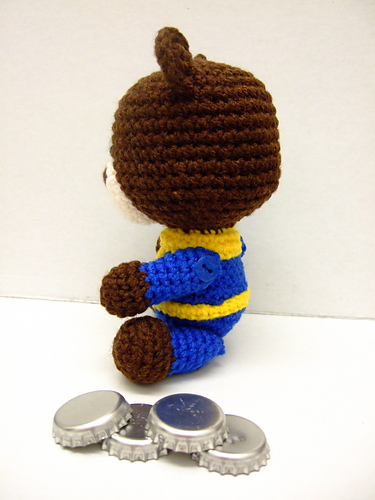 Ravelry: Fallout Vault Teddy Bear pattern by Beverley Arnold