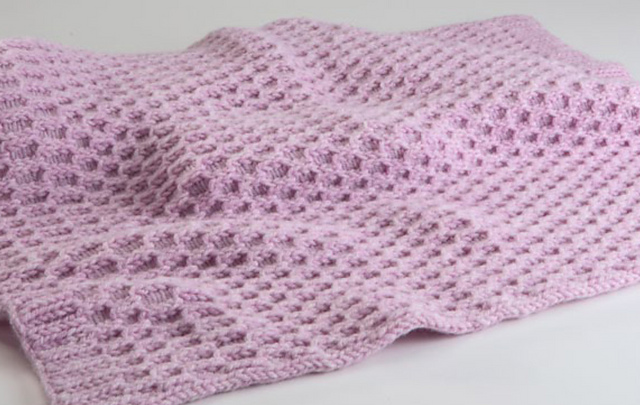 Ravelry: Rose Baby Blanket pattern by Authentic Knitting Board