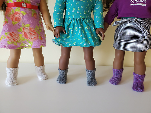Ravelry: Basic Doll Socks pattern by Jacquelyn Fitzgerald