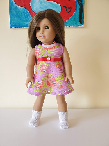 Ravelry: Basic Doll Socks pattern by Jacquelyn Fitzgerald