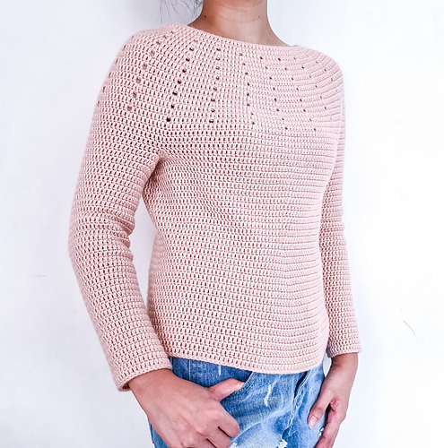 Ravelry: Eyelet Sweater pattern by msjesschika