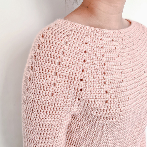 Ravelry: Eyelet Sweater pattern by msjesschika