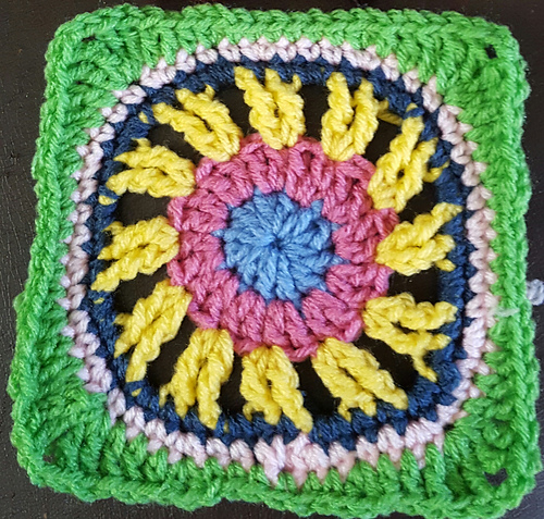 Ravelry: Borderline Square pattern by Manda Robertson