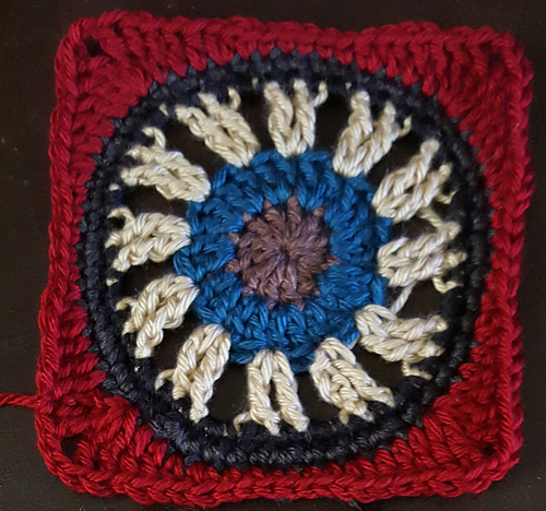 Ravelry: Borderline Square pattern by Manda Robertson