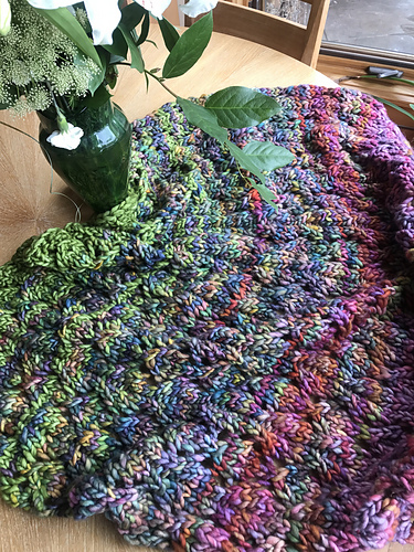 Ravelry: Rainbow Rasta Throw pattern by Susan Melka