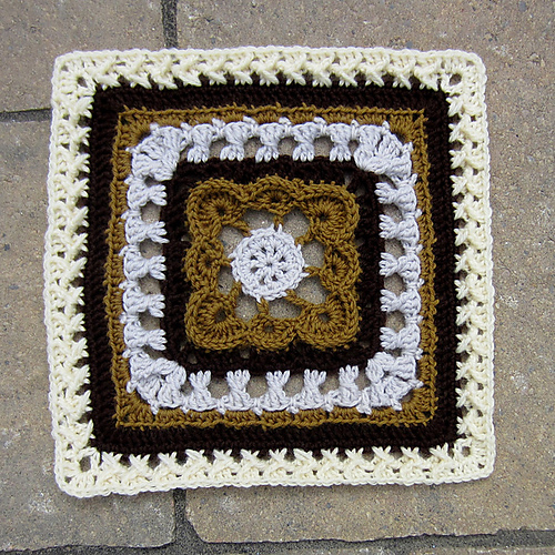 Ravelry: Sands Through The Hourglass 12" Afghan Block pattern by ...