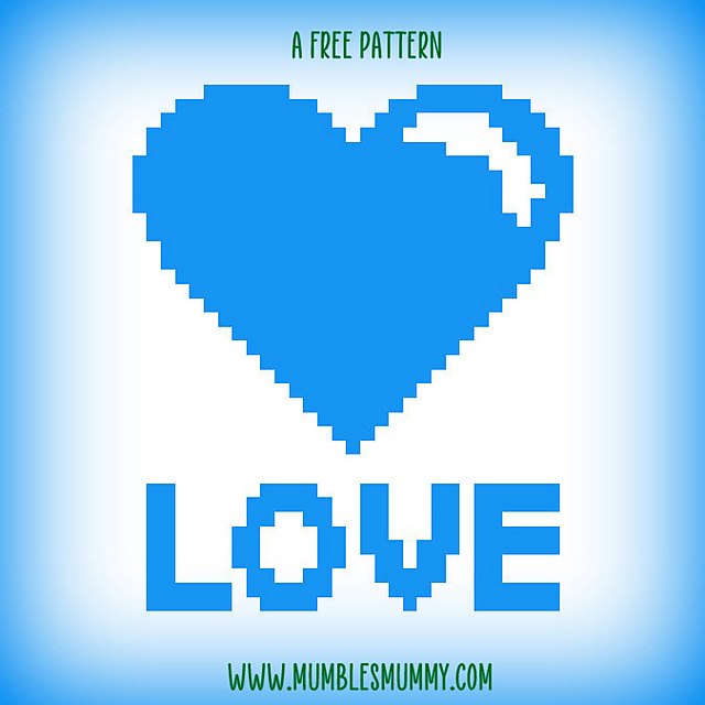 Ravelry: Love Heart Chart pattern by Beth Johnson (MumblesMummy)