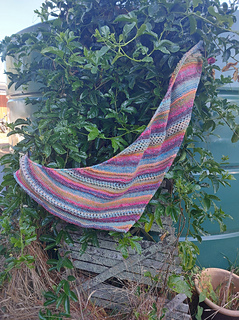 Ravelry: Waterfront Triangular Scarf pattern by Black Robin Designs