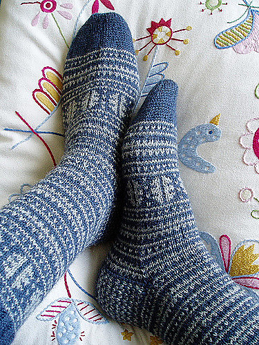 Ravelry: Laila's Socks pattern by Nancy Bush