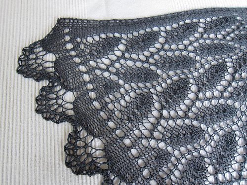 Ravelry: EZ 100th Anniversary Camping Half-Circle pattern by Mwaa Knit