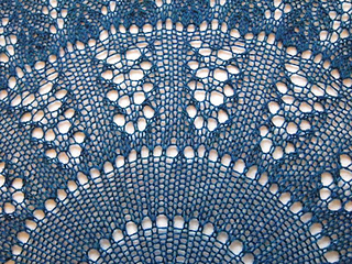 Ravelry: EZ 100th Anniversary Gull Wings Half-Circle pattern by Mwaa Knit