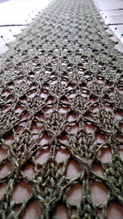 Ravelry: Diamond Lace Scarf pattern by Michael Whidden